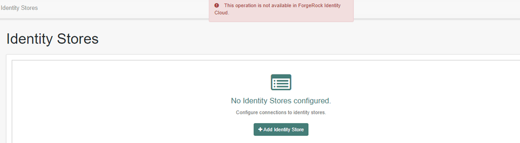 I am getting as 'Forbidden error' along with 'This Ops is not available ...